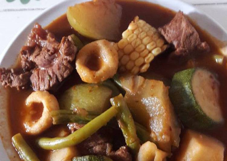 Mole de olla de res Receta de Norma Matiano - Cookpad