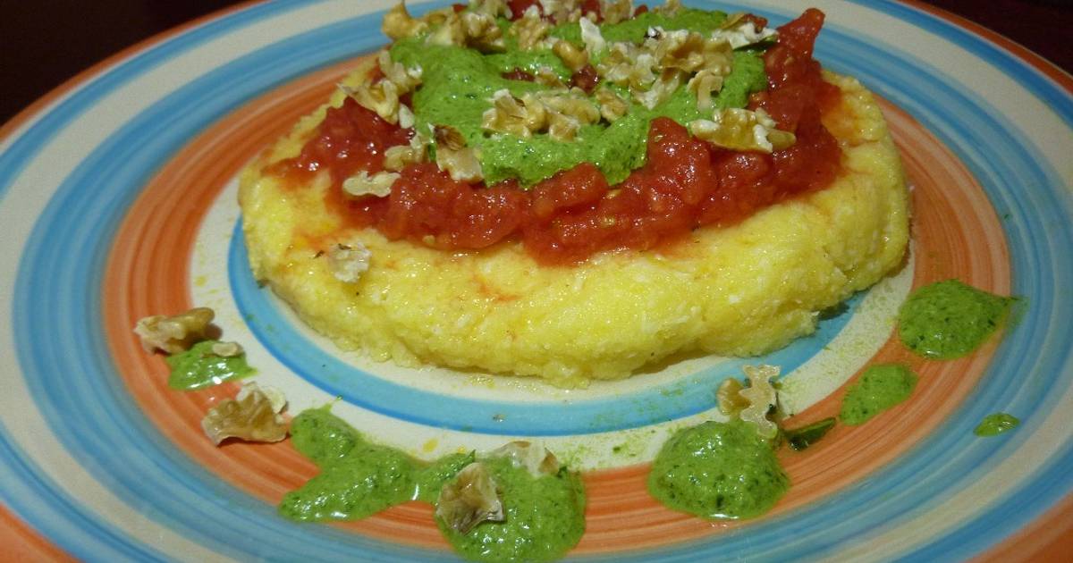 Polenta con salsa - 60 recetas caseras - Cookpad