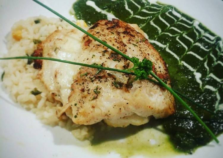 Filete de bagre en espejo de pimiento Receta de Chef Victor Quintana ...