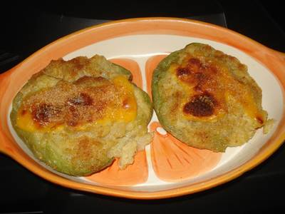 Chayotes rellenos con zanahoria y queso Receta de jani2404 - Cookpad