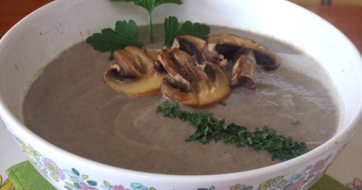 Sopa de setas - 33 recetas caseras - Cookpad