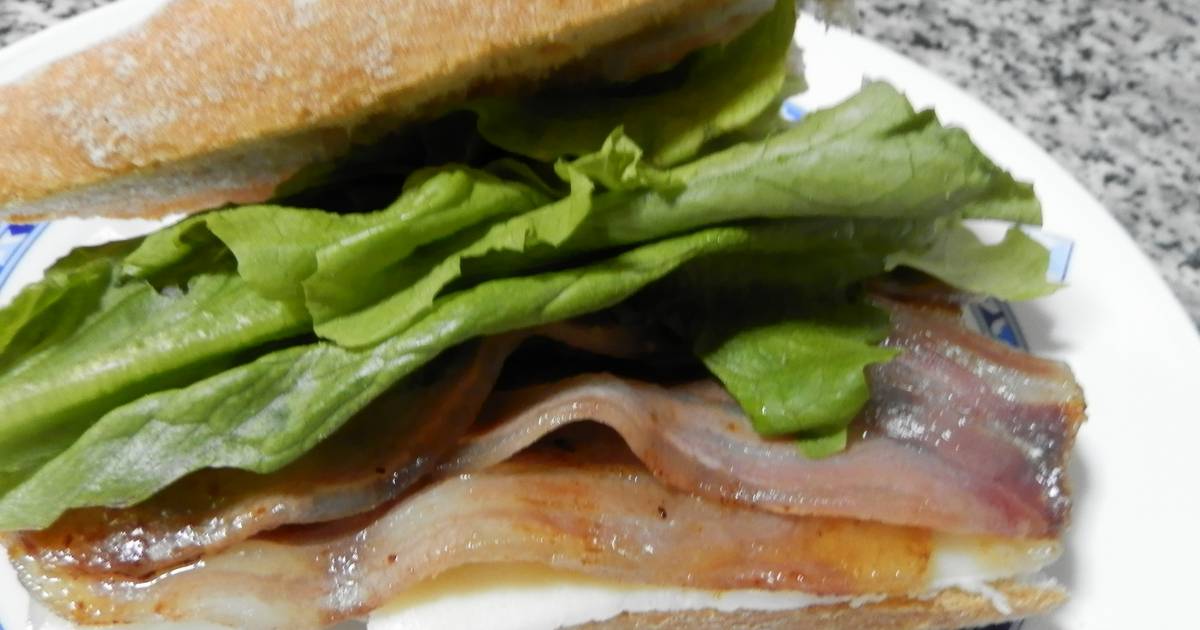 Bocadillo de bacon con queso - 21 recetas caseras - Cookpad