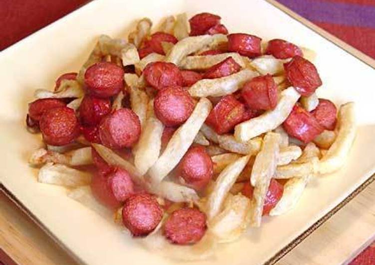 Salchipapa Receta de Nancy Aguilar - Cookpad