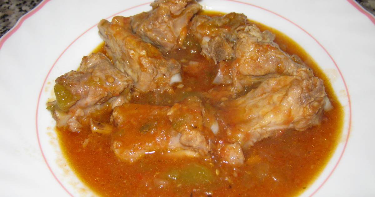 Costillas de cerdo en salsa verde - 14 recetas caseras - Cookpad