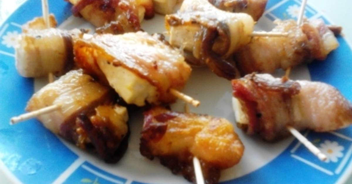 Beicon relleno de halloumi Receta de sin-gluten - Cookpad