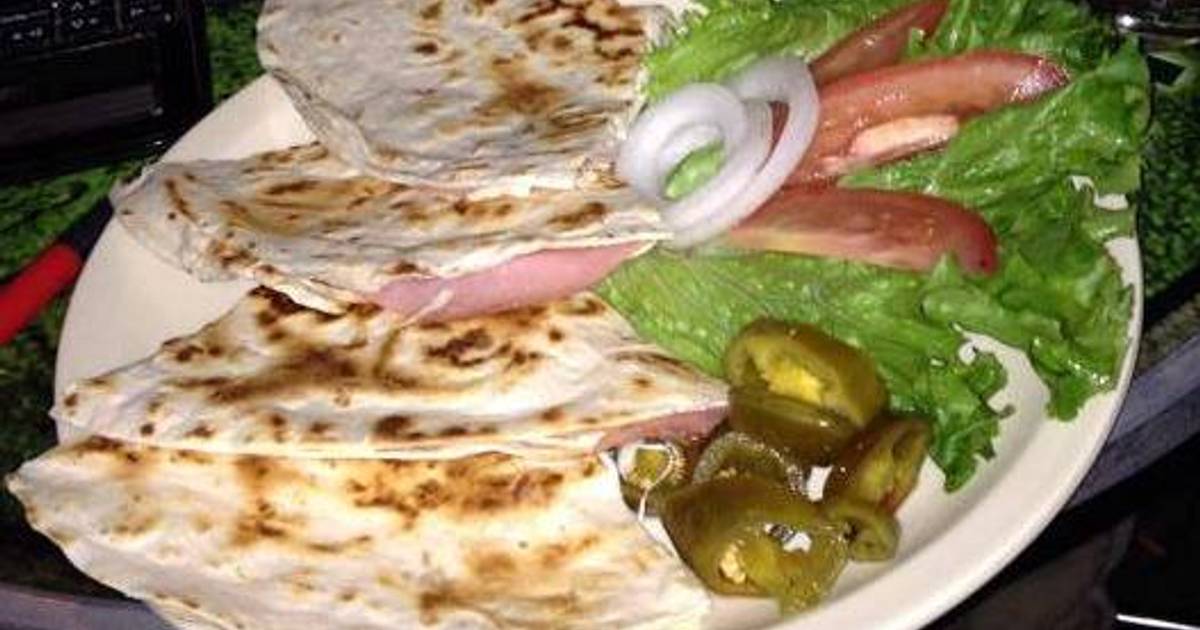 Quesadillas de jamón y queso (Sincronizadas) Receta de lenny - Cookpad