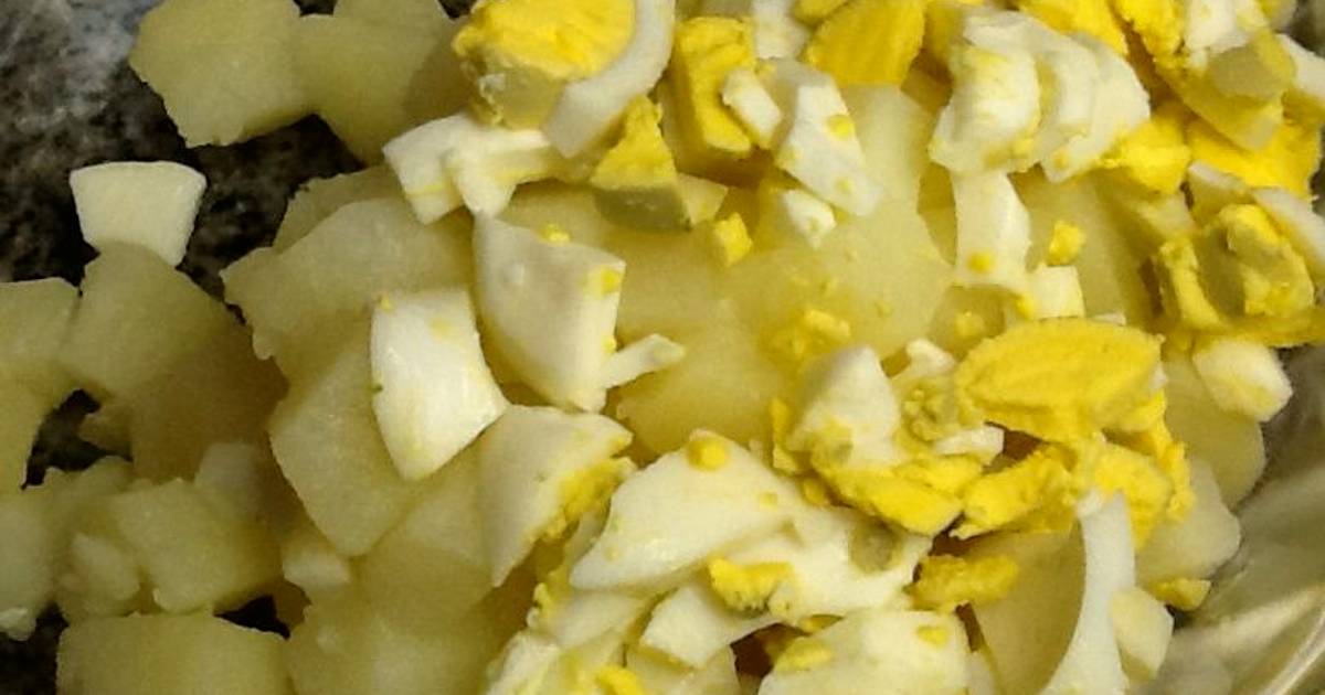 Ensalada de papa y huevo duro Receta de Vero78 - Cookpad
