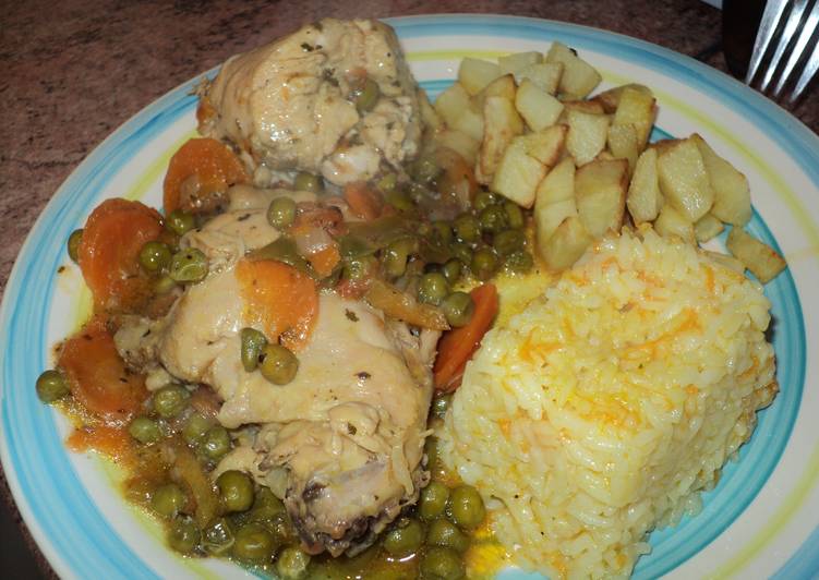 Pollo Arvejado Receta de mari562009-vinamar - Cookpad