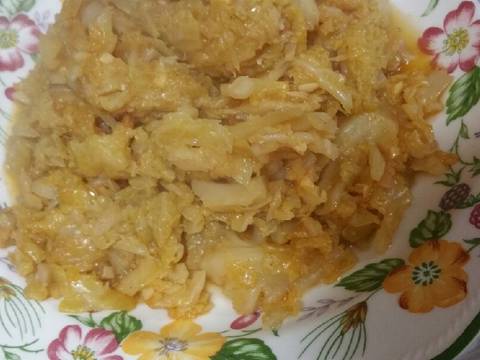 Repollo al ajillo Receta de Janet de la Puente - Cookpad