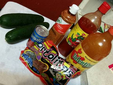 Pepinos locos Receta de La Mexicana - Cookpad