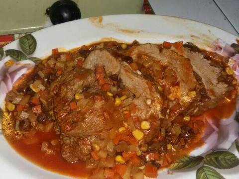 Lomo Relleno de cerdo Nicaraguense Receta de Isaias Aguirre - Cookpad