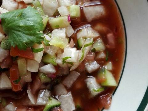 Ceviche de Jícama Receta de Hanna Hurtado ⭐ - Cookpad