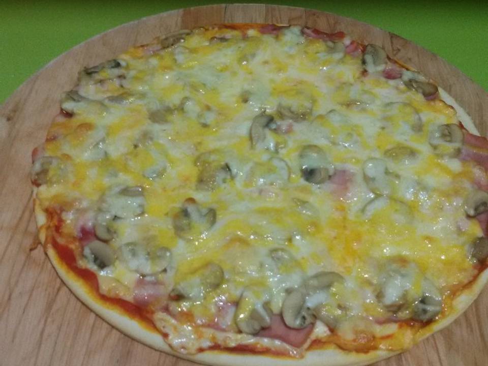 Pizza rústica de masa pan con thermomix Receta de Asisoyyo - Cookpad