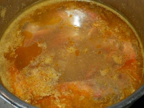 Cazuela de fideos (con pescado y marisco) Receta de Encarna Burguera ...