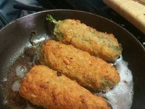 Chiles jalapeños rellenos Receta de Aydee Gtz - Cookpad