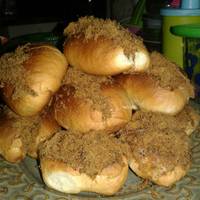 Resep Beef Floss Bun aka Roti Abon mini,-step by step- ^^ oleh Tintin ...