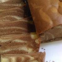 Resep Ogura Cake Zebra with Coconut Milk oleh Tintin Rayner - Cookpad