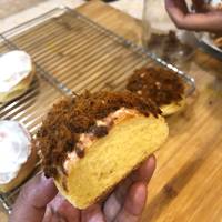 Resep Beef Floss Bun aka Roti Abon mini,-step by step- ^^ oleh Tintin ...