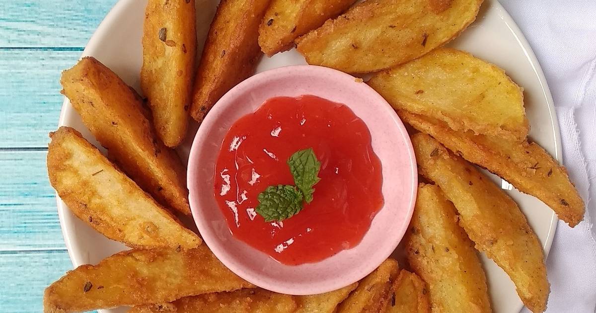 406 resep potato wedges enak dan sederhana - Cookpad