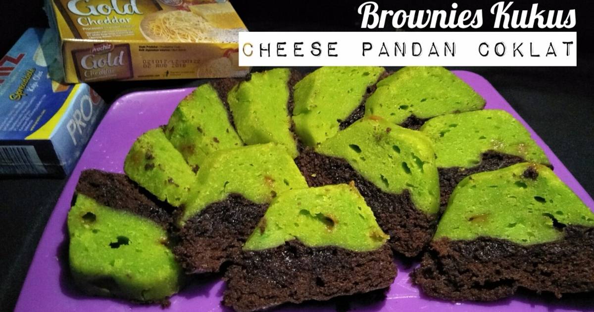 139 resep brownies kukus pandan enak dan sederhana - Cookpad