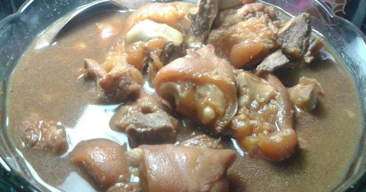Resep kaki babi simpel & enak oleh Indah - Cookpad