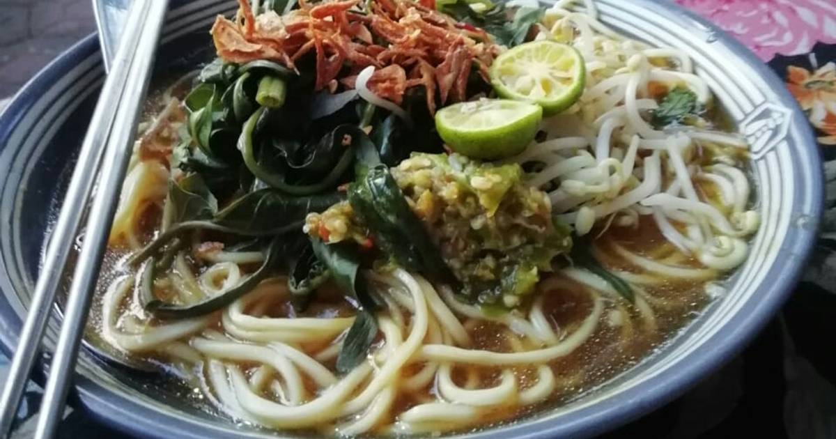 26 resep lomie kangkung enak dan sederhana - Cookpad