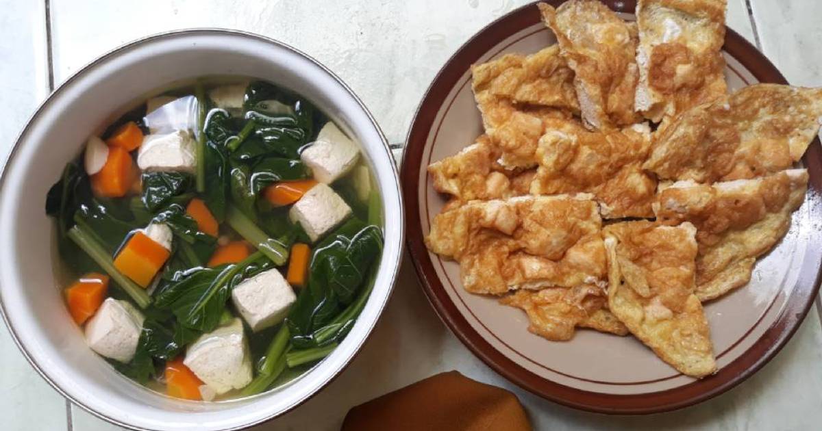 286 resep sup tahu telur enak dan sederhana - Cookpad