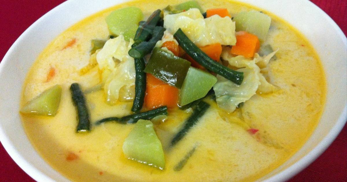 Resep Sayur Lodeh labu Kacang Panjang oleh Fitri Sasmaya - Cookpad