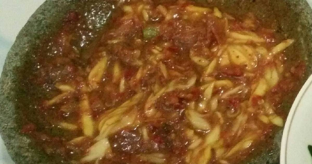 51 resep sambal mangga rumahan yang enak dan sederhana - Cookpad