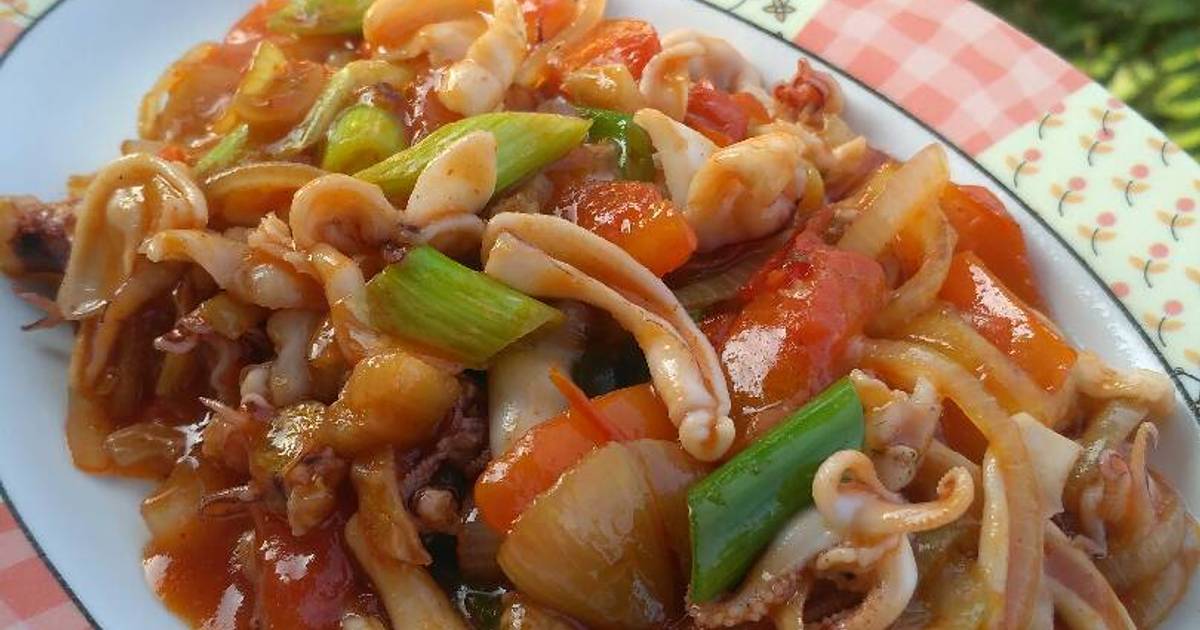 372 resep cumi-cumi saos padang enak dan sederhana - Cookpad