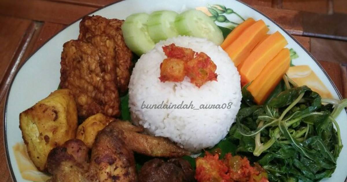 20 resep nasi rames enak dan sederhana - Cookpad