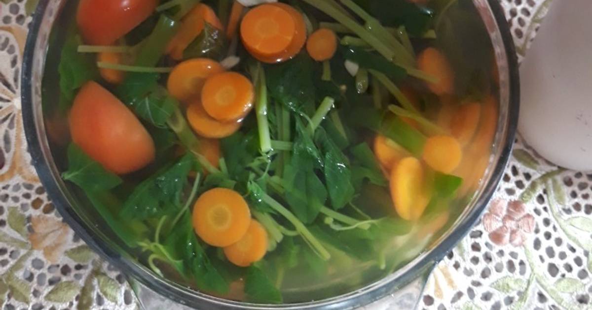 2.131 resep sayur bayam bening enak dan sederhana - Cookpad