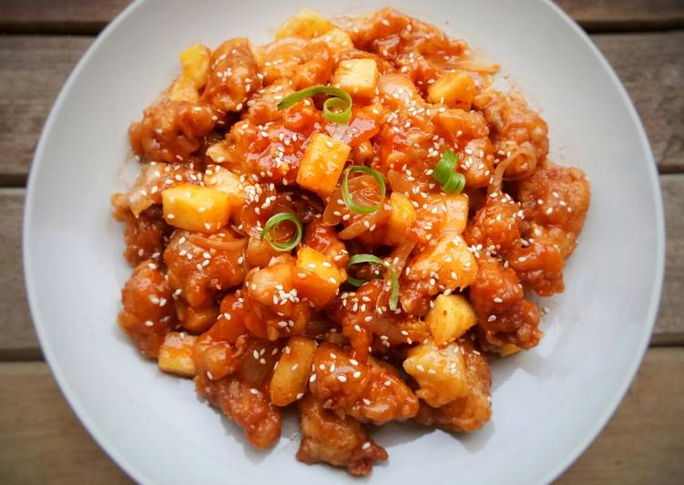 Resep Koloke Ayam Saus Nanas oleh Cici Andriyani - Cookpad