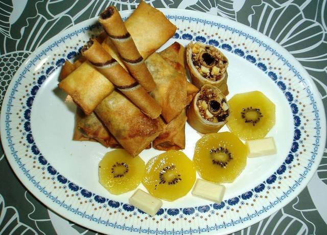 Choco Fruit Lumpia – @purematcha_id