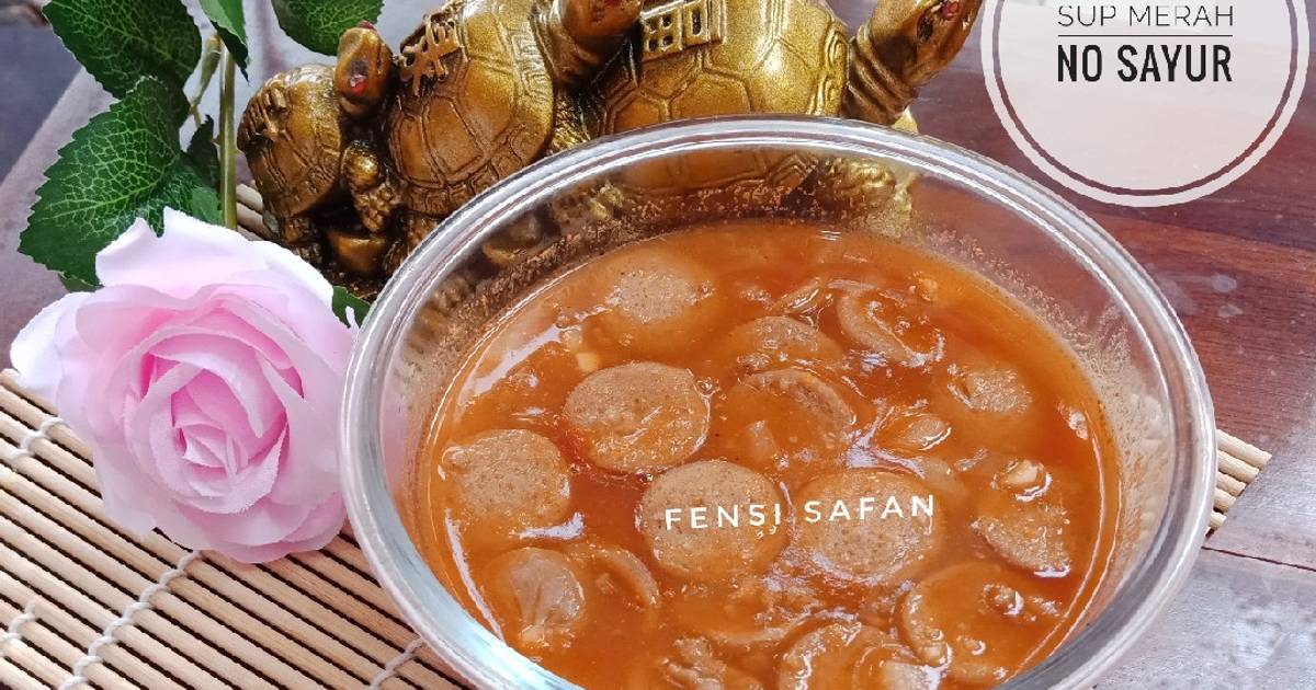 711 resep sup merah enak dan sederhana - Cookpad