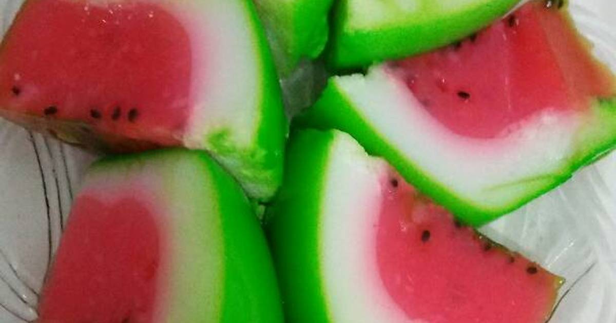 19 resep puding semangka putih telur enak dan sederhana - Cookpad