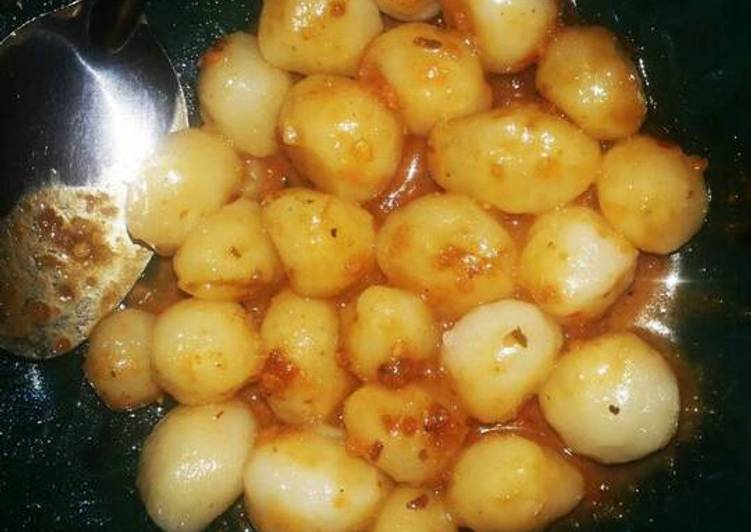 Resep Cilok/pentol bumbu kacang oleh Ummu Salsabil Achmad - Cookpad