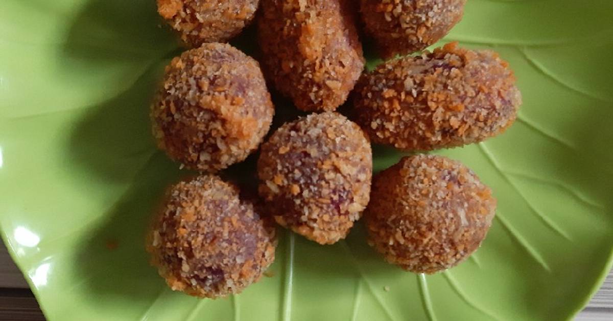 502 resep bola bola ubi ungu enak dan sederhana - Cookpad