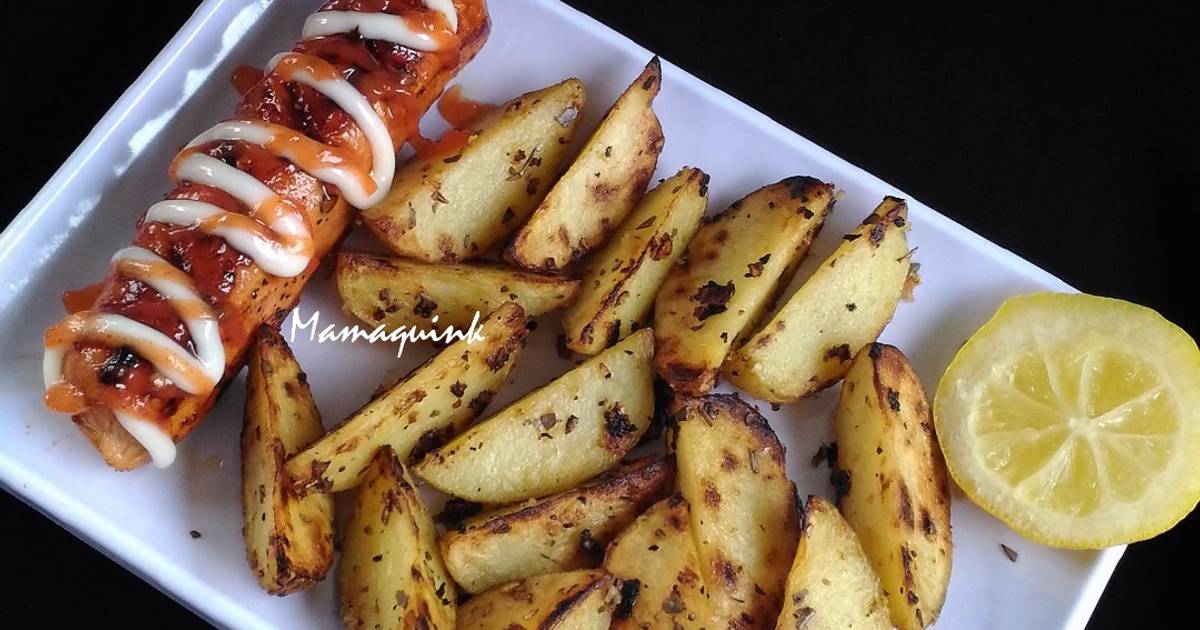 Potato wedges - 97 resep - Cookpad