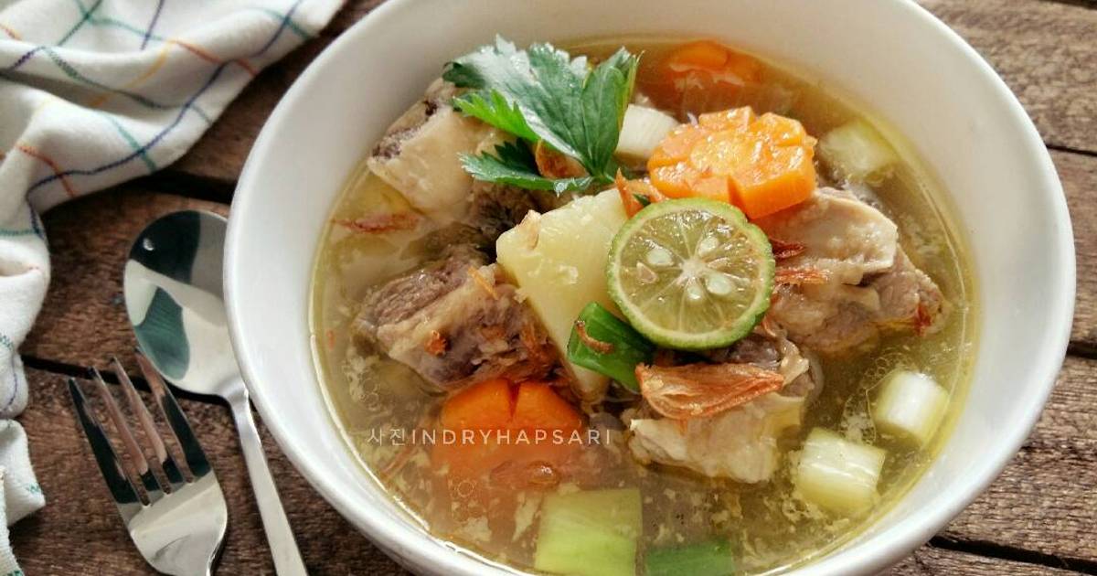 Resep Sop Iga Sapi Enaaak Bangeet👌👍