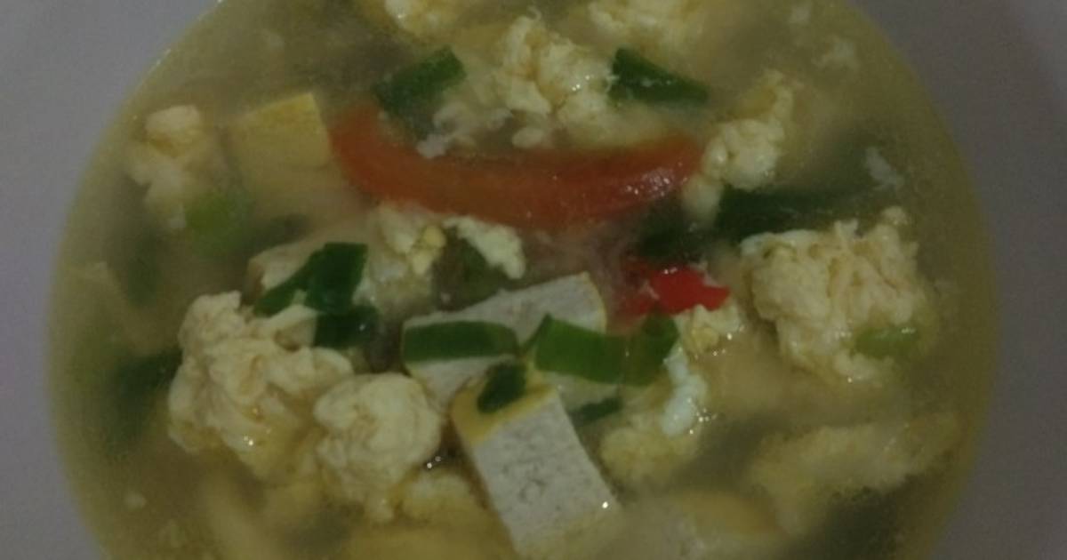 29 resep sup tahu telur enak dan sederhana - Cookpad