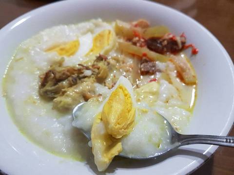 Resep Bubur Terik (Tahu Telur Ayam) oleh vivienkarinas - Cookpad