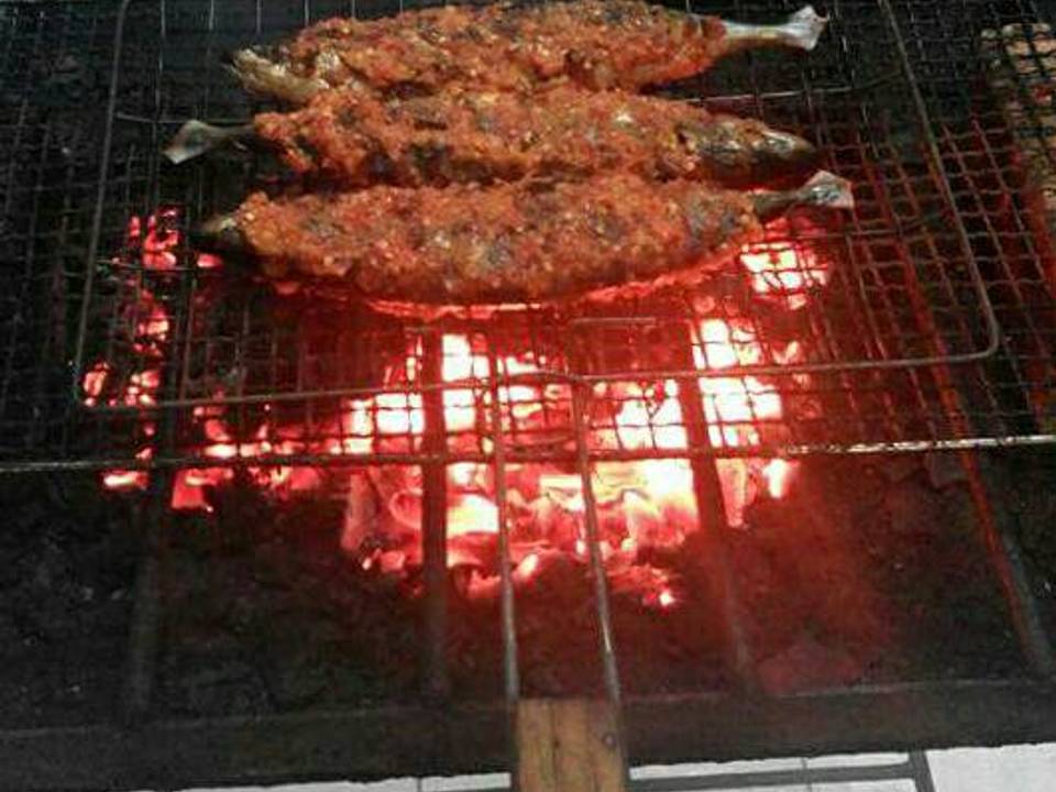 Ikan Lajang Bakar Rica
