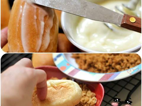 Resep Beef Floss Bun aka Roti Abon mini,-step by step- ^^ oleh Tintin ...