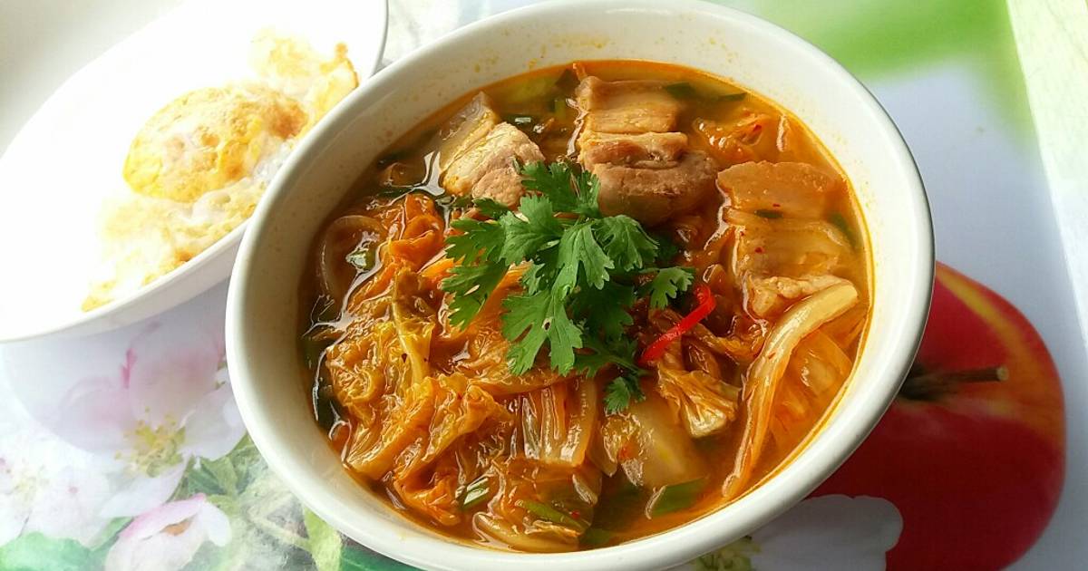 Món canh kim chi: 35 cách làm tại nhà đơn giản ngon miệng - Cookpad