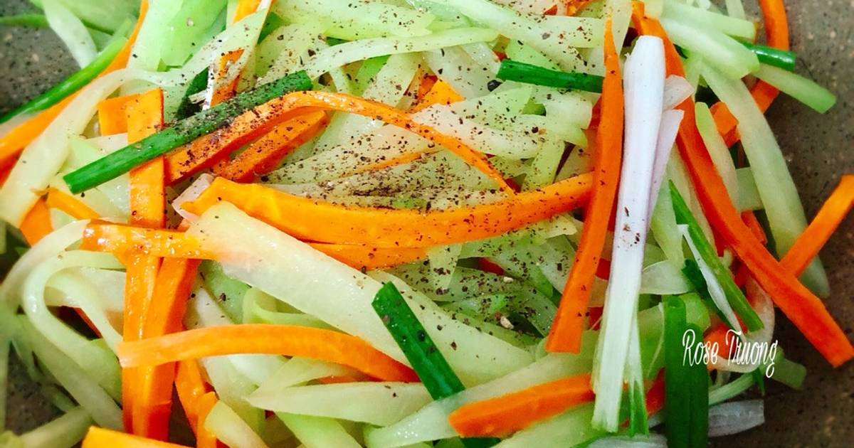 Món su su xào tỏi: 14 cách làm tại nhà đơn giản ngon miệng - Cookpad