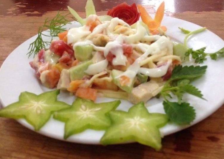 Cách Làm Món Salat rau củ của Nguyễn Nhung - Cookpad