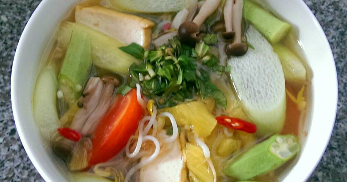 Cách Làm Món Canh Chua Chay của Nguyễn Lê Hồng Hạnh - Cookpad