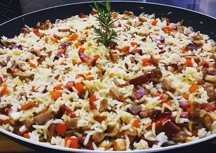 Arroz Carreteiro (Com Sobras De Churrasco) ala Marco Receita por Marco ...