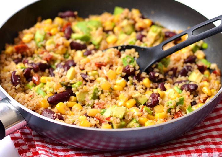 Mexikói vega bulgur | Nor receptje - Cookpad receptek